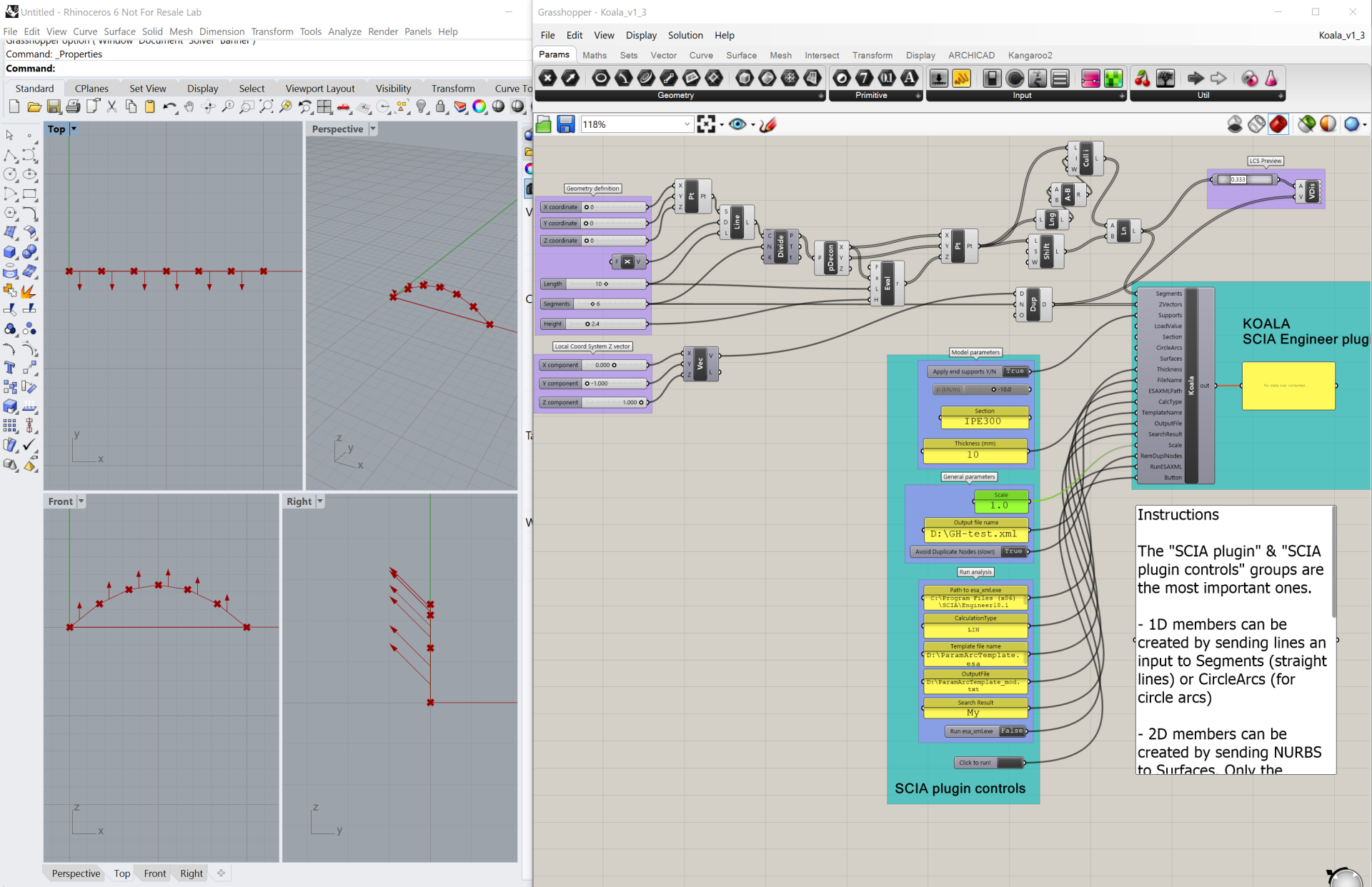 KOALA Grasshopper Plugin For SCIA Engineer KOALA Grasshopper Plugin For SCIA Engineer